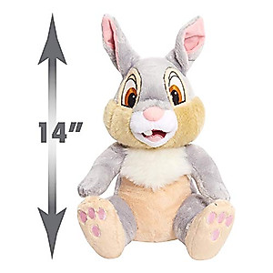 Disney Classics Friends Large 13-Inch Plush Thumper from Disney's Bambi, Stuffed Animal Rabbit, Kids Toys for Ages 2 Up, Amazon Exclusive by Just Play