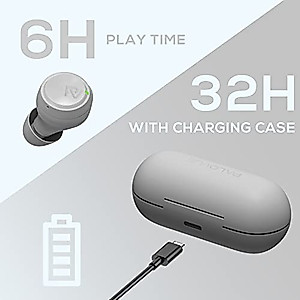 PALOVUE Wireless Earbuds, in-Ear Earphones with Bluetooth 5.3, Built-in Mic, 35H Playtime Deep Bass Stereo, with Lightweight Compact Charging Case for Sport/Work Compatible iPhone Android