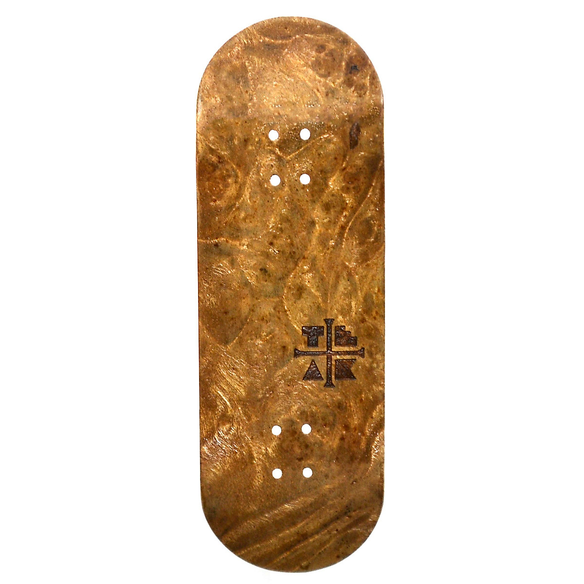 Prolific Wooden Fingerboard Deck, The Graham Cracker - 32mm x 97mm - Handmade, Pro Shape & Size - Five Plies of Wood Veneer - Includes Prolific Foam Tape - Teak Tuning