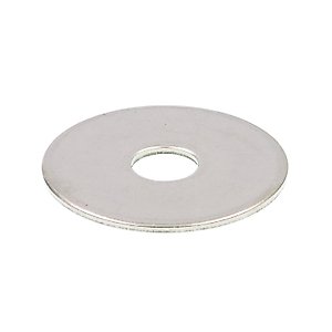 Prime-Line 9081488 Fender Washers, 3/8 In. X 1-1/2 In. OD, Grade 18-8 Stainless Steel (20 Pack)