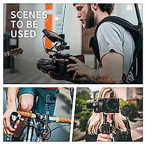 NEEWER Upgraded Super Clamp and 11" Adjustable Friction Power Articulating Magic Arm Compatible with SmallRig Camera Cage/Rig, Further Expansion for Monitor/LED Light/Webcam, Max Load 4.4lb/2kg, ST20