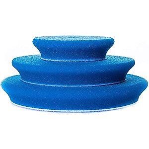 RUPES D-A Coarse High Performance Coarse Cutting Foam Pad 2-Pack (4" Face, 3" Backing)