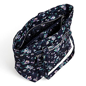 Vera Bradley Women's Performance Twill Work Tote Bag, Navy Garden, One Size