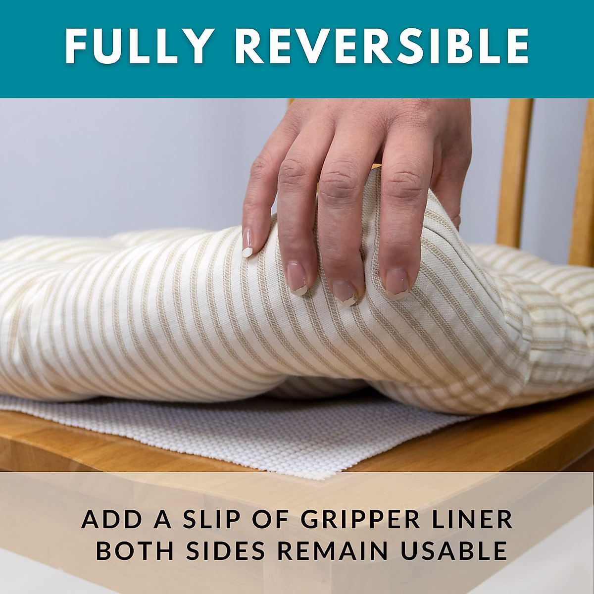 Barnett Home Decor Rocking Chair Cushion Set - Nassau Vine Onyx Black Floral - Size Extra-Large - Machine Washable, Latex Foam Filled Seat Pad and Back Rest, Reversible - Made in USA (Onyx Black, XL)