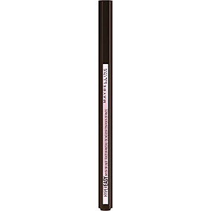 Maybelline Hyper Easy Liquid Pen No-Skip Waterproof Eyeliner, Satin Finish, Pitch Brown