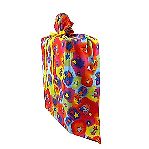 VZWraps Stars Reusable Fabric Gift Bag for Birthday, Graduation or Father's Day (Jumbo 27 Inches Wide by 33 Inches High)