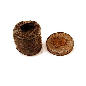 50 Count - Jiffy 7 Peat Pellets - Seed Starter Soil Plugs - 36 mm - Start Seedlings Indoors - Easy to Transplant to Garden