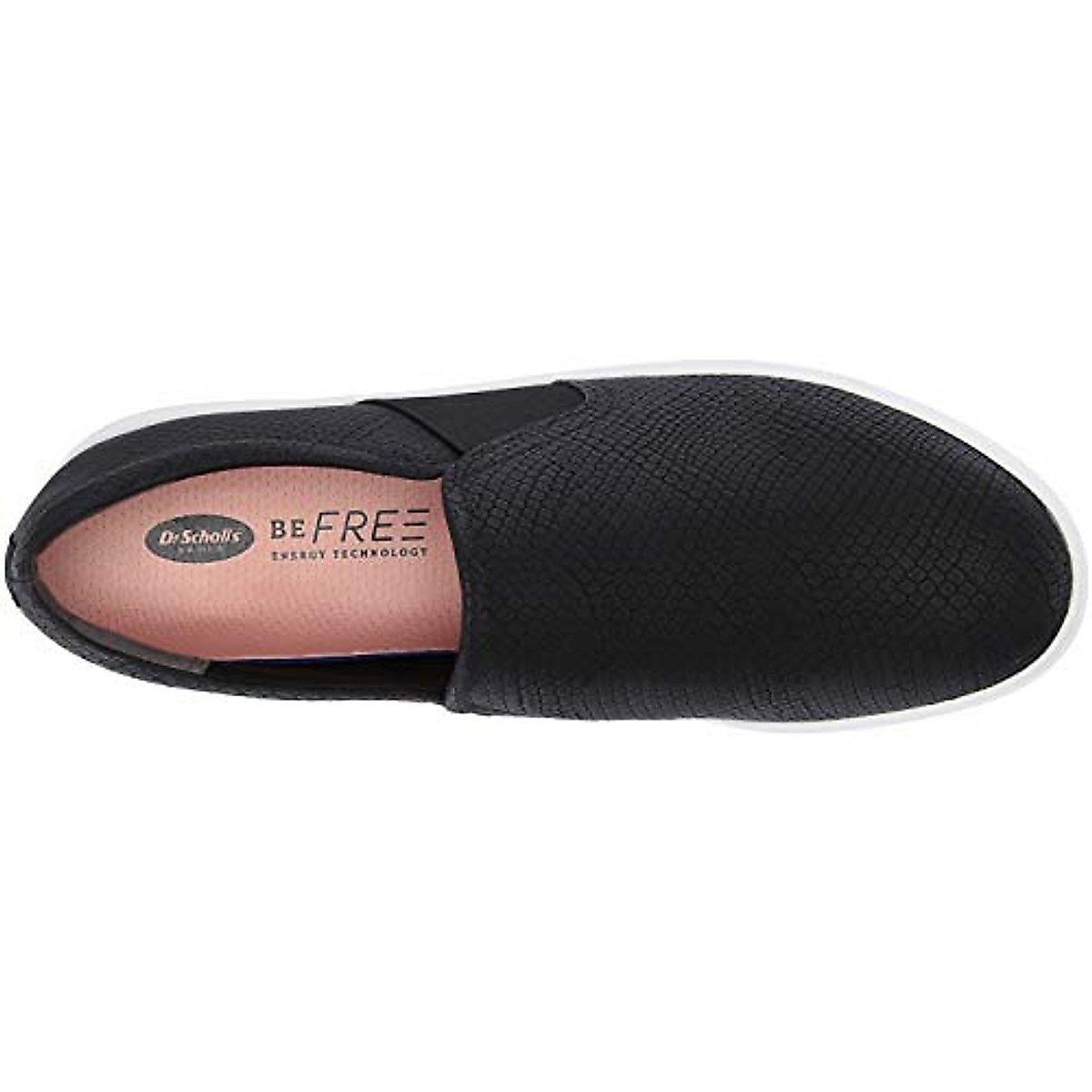 Dr. Scholl's Shoes womens Wander Up Sneaker, Black Snake, 9.5 US