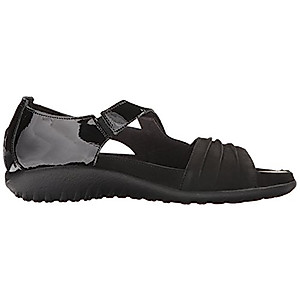 NAOT Women's Papaki Sandal Black Patent Lthr Combo 5-5.5 M US