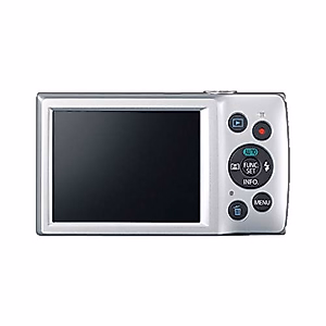 Canon PowerShot ELPH 180 Digital Camera w/Image Stabilization and Smart AUTO Mode (Silver), 0.90in. x 3.70in. x 2.10in. - 1093C001