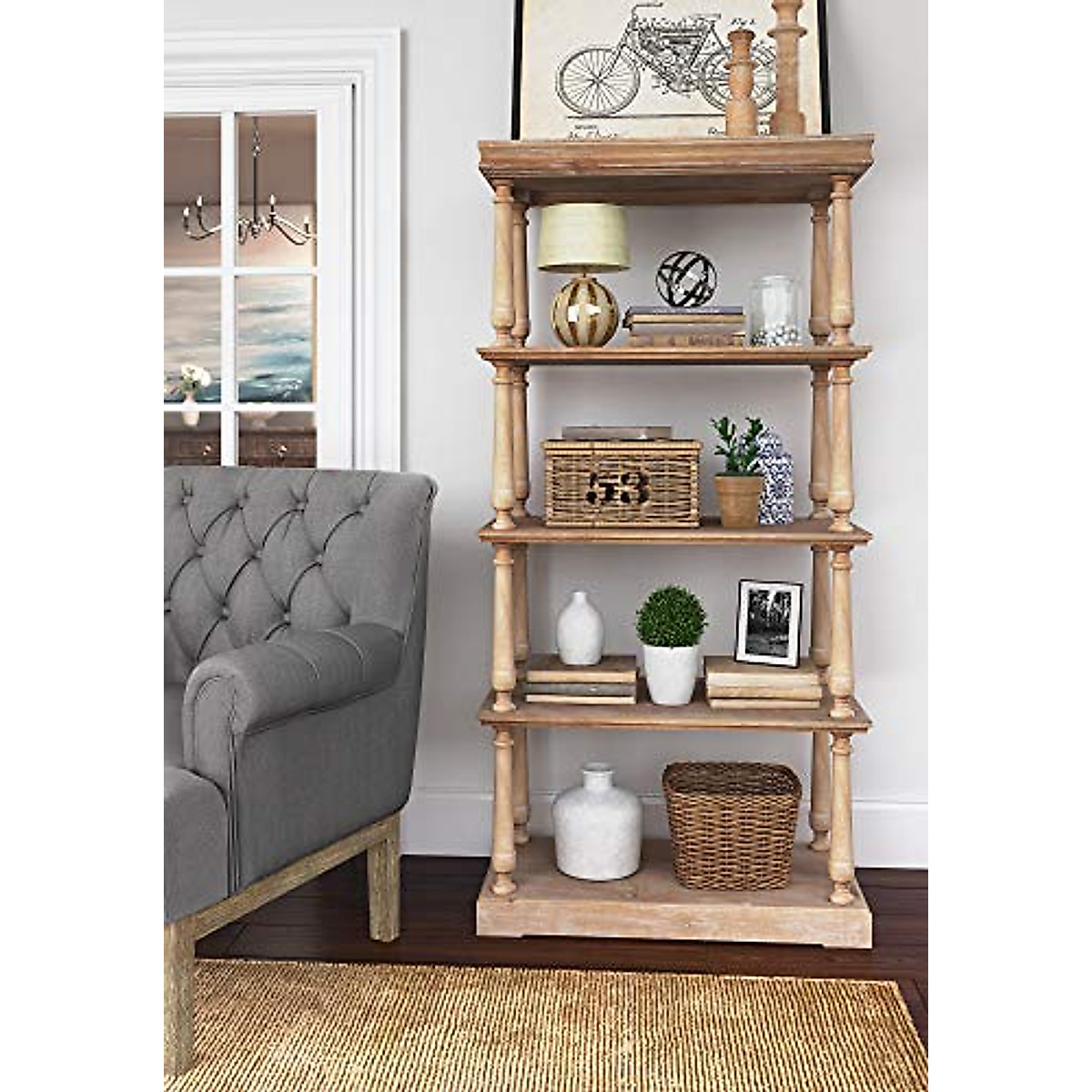 Finch Maxwell Bookshelf, Natural