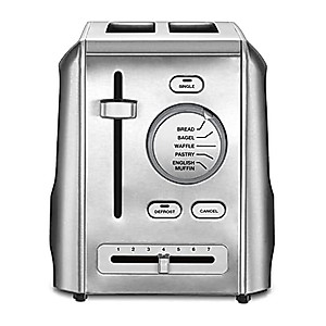 Cuisinart CPT-620 2-Slice Custom Select Toaster, Stainless Steel