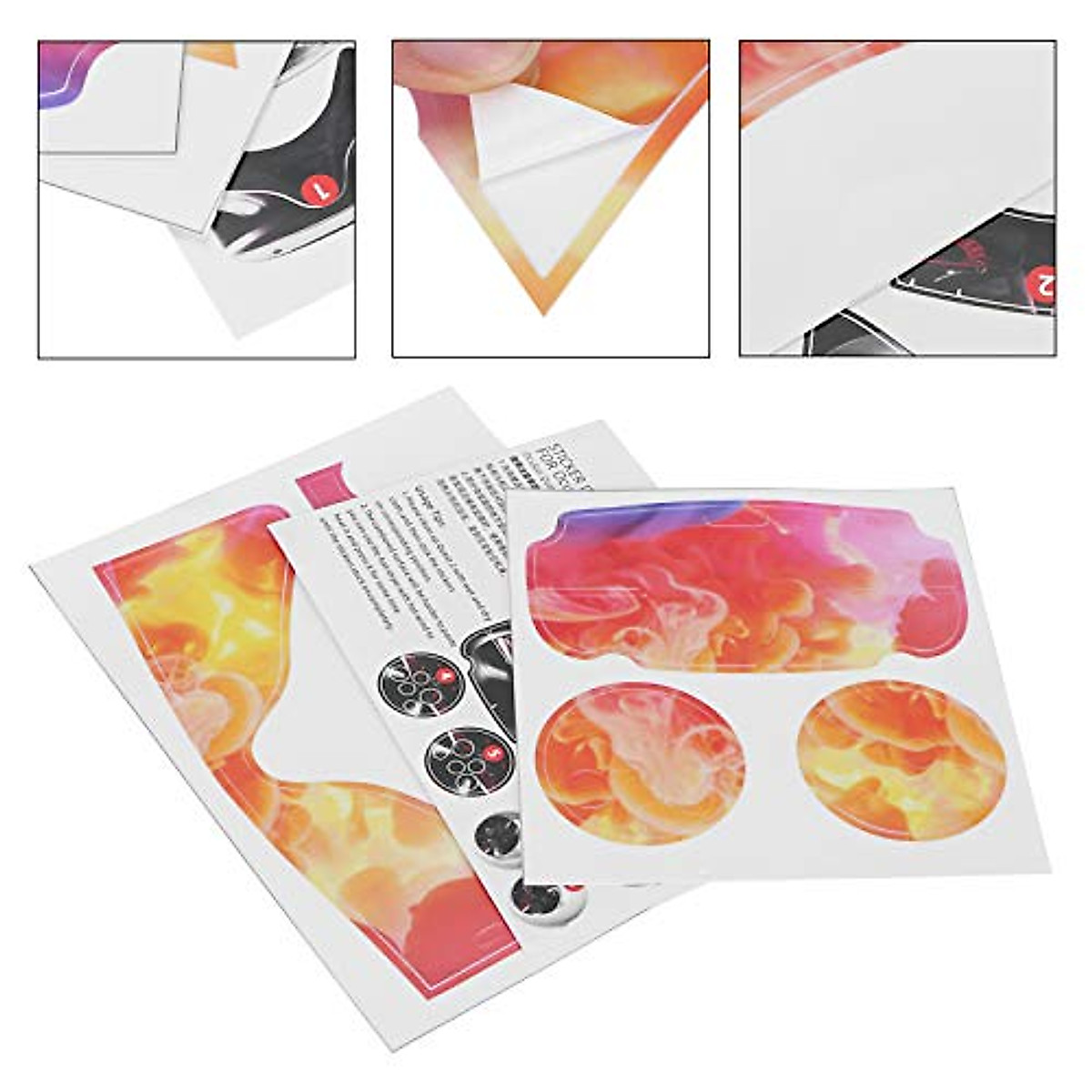 VR Protective Sticker, Accurately Paste Anti Scratch VR Controller Stickers Detachable for Oculus Quest 2