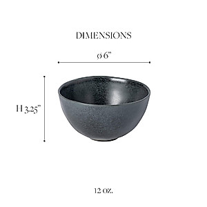 Costa Nova Ceramic Stoneware 22 oz. Soup & Cereal Bowl - Livia Collection, White | Microwave & Dishwasher Safe Dinnerware | Food Safe Glazing | Restaurant Quality Tableware