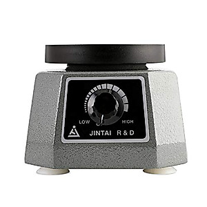Annhua Dental Vibrator 4" Lab Oscillator Round Shaker, Dentist Vibrators Laboratory Equipment Machine for Mixing Plaster, Gypsum, Pouring Models, Resin Casting, Royal Icing