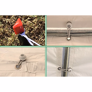 DELTA 40'x20' Budget PVC Party Tent,Tents for Parties, Carpas para Fiestas,Large Wedding Tent,Outdoor Event Canopy,with Waterproof Top Cover,Removable Window Walls,Commercial/Residential Use