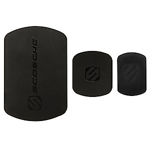 Scosche MAGRKI MagicMount Phone Replacement Plate Kit - for Magnetic Car Phone Mount Holder with Extra Strength Hold, Universal with All Devices, Black