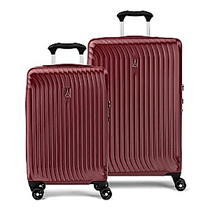 Travelpro Maxlite Air Hardside Expandable Luggage, 8 Spinner Wheels, Lightweight Hard Shell Polycarbonate, Cabernet, 2-Piece Set (21/25)