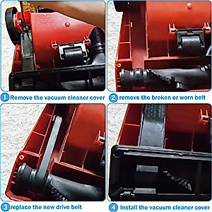 Vacuum Belt Replacement for Bissell Cleanview Swivel Pet Upright Bagless/Powerlifter Vacuum Cleaner, fits Model: 2252, 2254, 22543, 2258,2259, 2260,2316, 2739, 1793, Parts # 3031120, 32074