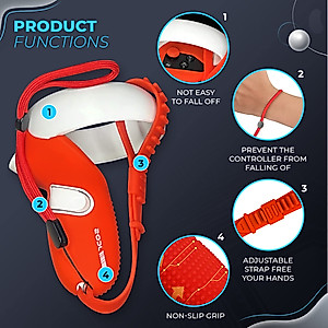 JCOS 4-in-1 Silicone Accessories for Oculus Quest 2 | Shell Front Silicone Face Cover Protector, Skin Grip Cover, Adjustable Knuckle Straps, Soft Silicone Facial Interface Cover (Black), JCOS1