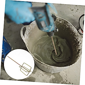 SEWOART Drill Mixer 2 Pcs stirring rod Electric Cement Mixer grout portable hand blender electric Drill Attachment Paddle concrete tools bling accessories Cement s alloy heavy Model