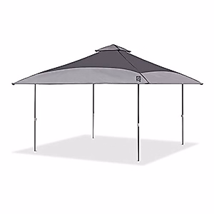 E-Z UP Spectator Instant Shelter Canopy, 13' x 13' with 169 sq ft of Shade, Vented Roof, Gray Dual Tone