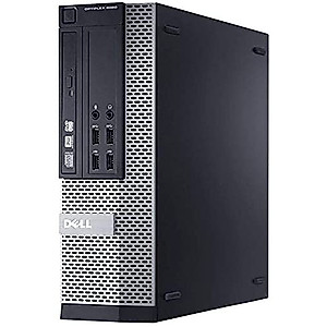 Dell Optiplex 9020 Small Desktop Computer (SFF) | Quad Core Intel i5 (3.20GHz) | 16GB DDR3 RAM | 512GB SSD Solid State | Windows 10 Pro | 24in Monitor | RGB Mouse + Keyboard (Renewed), Black