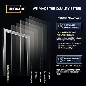 Vesgolden Undercounter Wine Fridge - Compact 24-Inch Wide, Powerful & Quiet Compressor, 53 Bottle Capacity - Perfect for Red, White & Sparkling Wines, Champagne