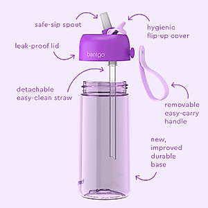 Bentgo® Kids Lunch Box Water Bottle - New & Improved 2023 (Purple)