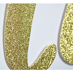 Feliz Aniversario Banner for Happy Birthday Wedding Anniversary Party Decorations Spanish Fiesta Mexican Theme Sign Photo Backdrop (Gold Glitter)