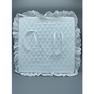 Cribby Baby Mirror for Crib and Bassinet for Infants and Newborns with Shatterproof, Unbreakable Acrylic and Full Quilted Cover, Interior Side Mounting, No Glass for Safe Early Learning Use