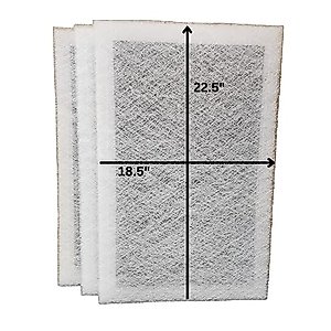 Fast-Shipped-Filters 3 Pack 20x25 Dynamic Air Cleaner Polarized Replacement (Actual Filter Size 18.5x22.5)