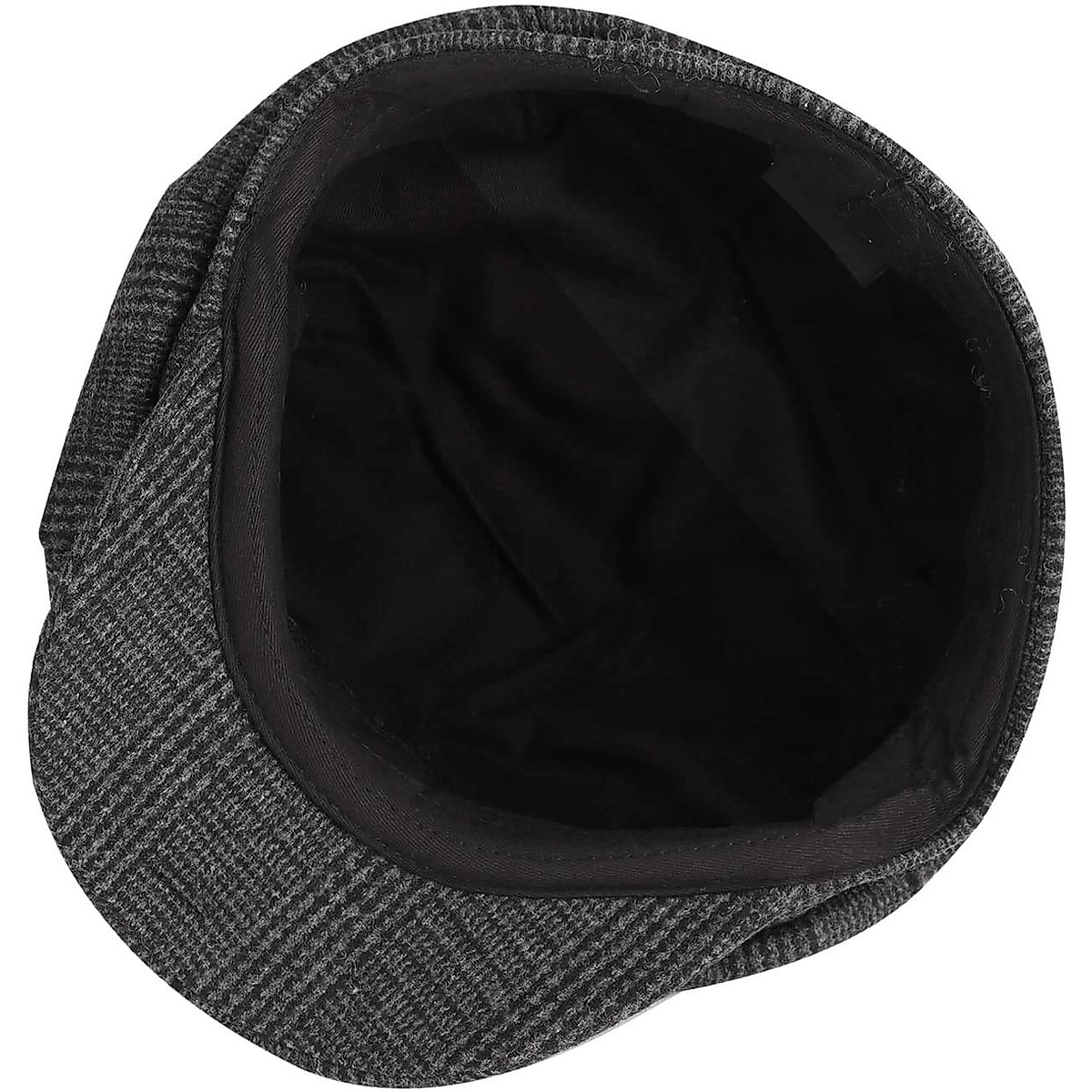 Mens Beret Men's Cotton Flat Ivy Gatsby Newsboy Driving Hat Cap Tweed Derby Hat Cabbie Hats Grey