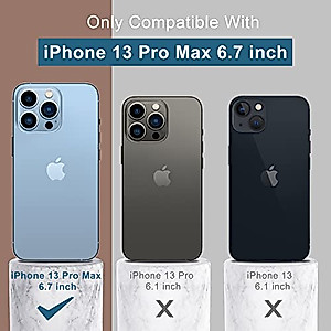 DEENAKIN for iPhone 13 Pro Max Case with Screen Protector,Pass 16ft Drop Tested Durable Soft Silicone Gel Rubber Cover,Slim Fit Protective Phone Case for iPhone 13 Pro Max 6.7" Light Brown