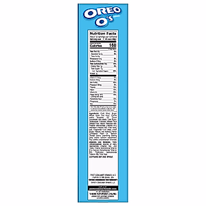 OREO Os Breakfast Cereal, Chocolatey OREO Cereal, 17 OZ Box