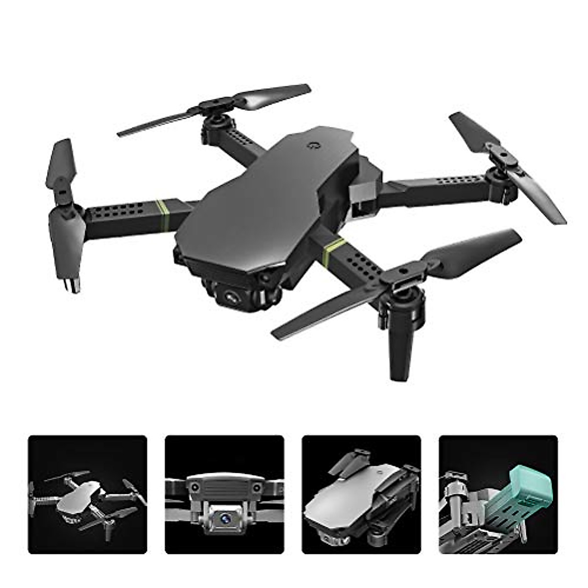 Abaodam 1 Set 4K Camera Drone Professional Aerial Photography Camera (Dual Cameras)