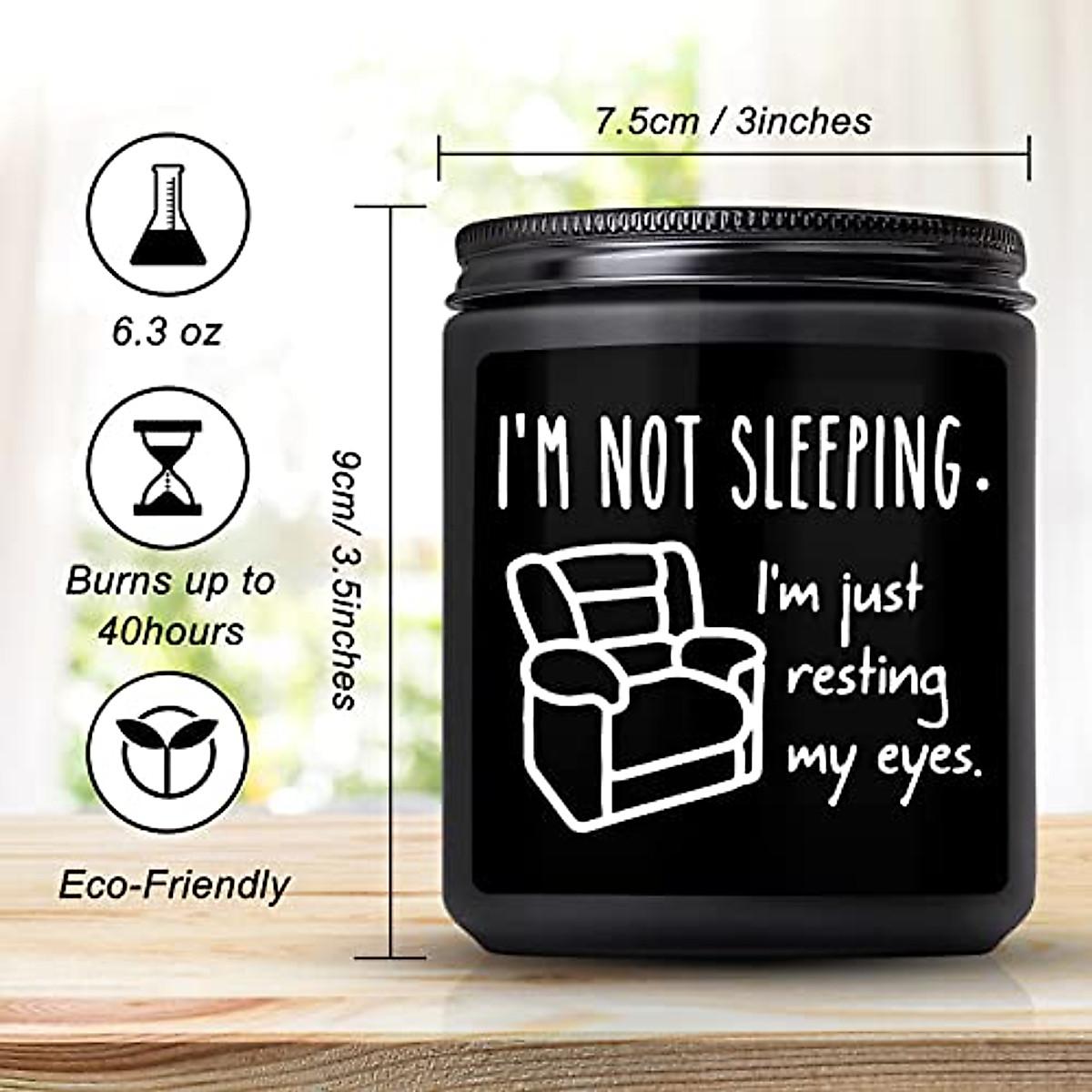 Birthday Gifts for Dad Men from Daughter Son Unique Gifts for Boyfriend Relaxing Gifts for Daddy Unique Scented Candle Gifts for Dad Men Him from Wife