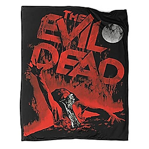 Evil Dead Horror Thrillet Movie Blanket Throw Blanket Lightweight Soft Cozy Flannel Sofa Bed 50x60inch(127x152cm)