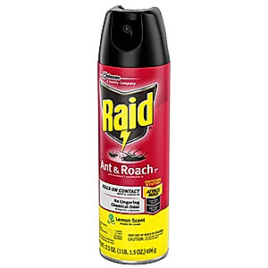 Raid Ant & Roach Killer Lemon Scent 1.09 Pound (Pack of 8)