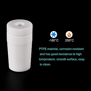 MECCANIXITY PTFE Lab Stirrer Bearing Adapter 21.5mm to 25mm Stopper for 8mm Diameter Shaft Stirring Rod