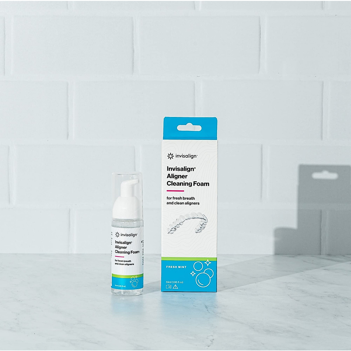 INVISALIGN Aligner Cleaning Foam for Aligner and Retainer Cleaning, 55 ml