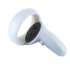 Controller Grip with Halo Protection for Oculus Quest 2 Translucent Blue