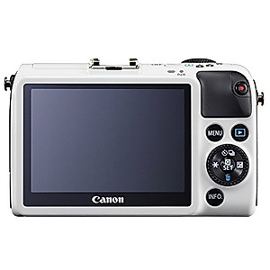 Canon Mirror-Less SLR Camera EOS M2 Triple Lens kit (White) EF-M18-55mm F3.5-5.6 is STM EF-M22mm F2 STM EF-M11-22mm F4-5.6 is STM Comes EOSM2WH-TLK [International Version, No Warranty]