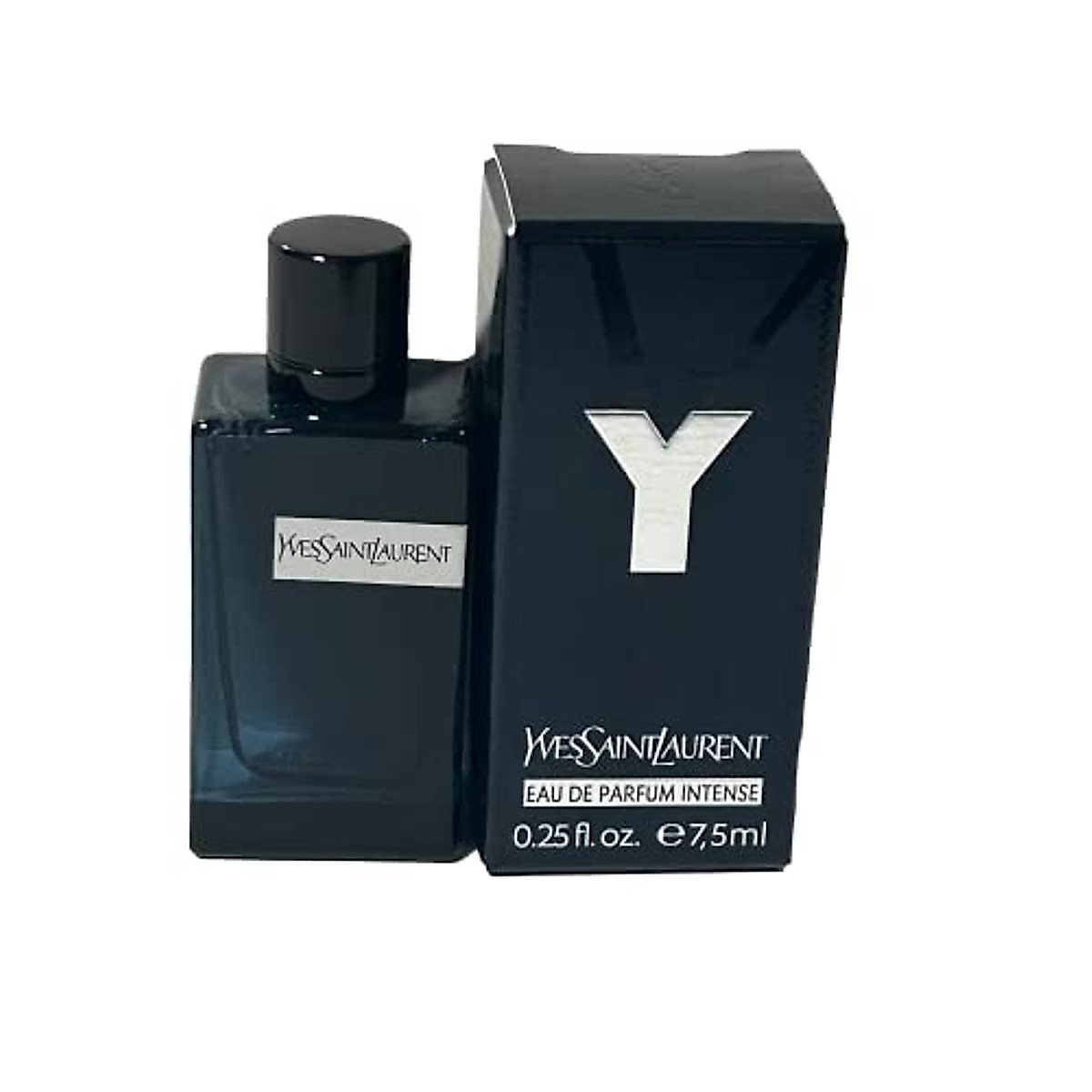 Yves Saint Laurent YSL Y Men Perfume INTENSE Parfum mini splash on SMALL TRAVEL SIZE 7.5 ml / 0.25 Fl oz