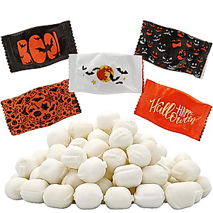 Fruidles Halloween Buttermints, Mint Candies, After Dinner Mints, Fat-Free, Individually Wrapped (55 Pieces)