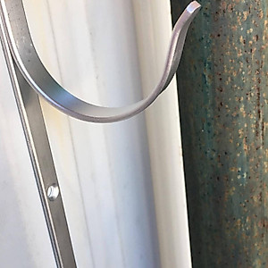 Orgrimmar Pool Pole Hanger Premium 4pc Aluminium Holder Pool Fens Hooks for Telescopic Poles, Skimmer Net, Brush, Vacuum Hose