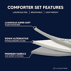 Chic Home Hailee 24 Piece Comforter Set Complete Bed in a Bag Pleated Ruffles and Reversible Print with Sheet Set and Window Treatment, Queen Silver,CS1966-AN