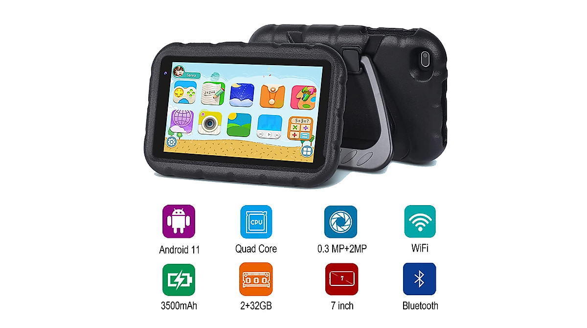 YESTEL Kids Tablet 7" | Durable & Fun Android 11 Tablet