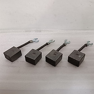 JWDAWN 4Pcs Single Wire Motor Carbon Brush Graphite Brush 16 * 25 * 28 16x25x28 mm for Electric Forklift Pallet Truck Stacker Motor Accessories
