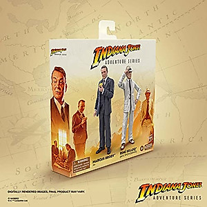 Indiana Jones Adventure Series: Indiana Jones and the Raiders of the Lost Ark, Marcus Brody & René Belloq (Ark Showdown), 6-Inch Action Figures Set